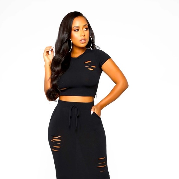 Tops | Distressed Crop Top | Poshmark